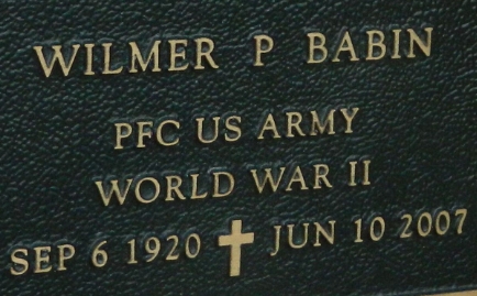 babin wilmer p death 06 10 2007 86 saint francis de sales cemetery 2 ...